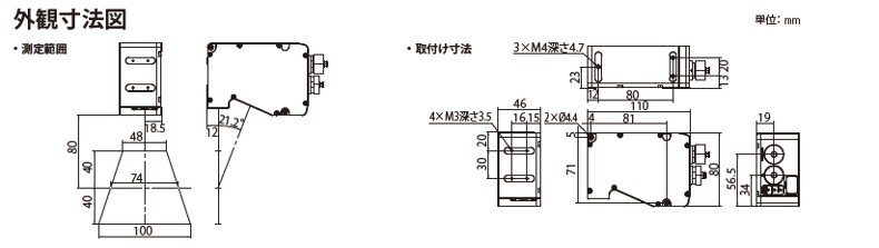 SurfaceMeasure-Sシリーズ センサ本体 | 商品 | ミツトヨ